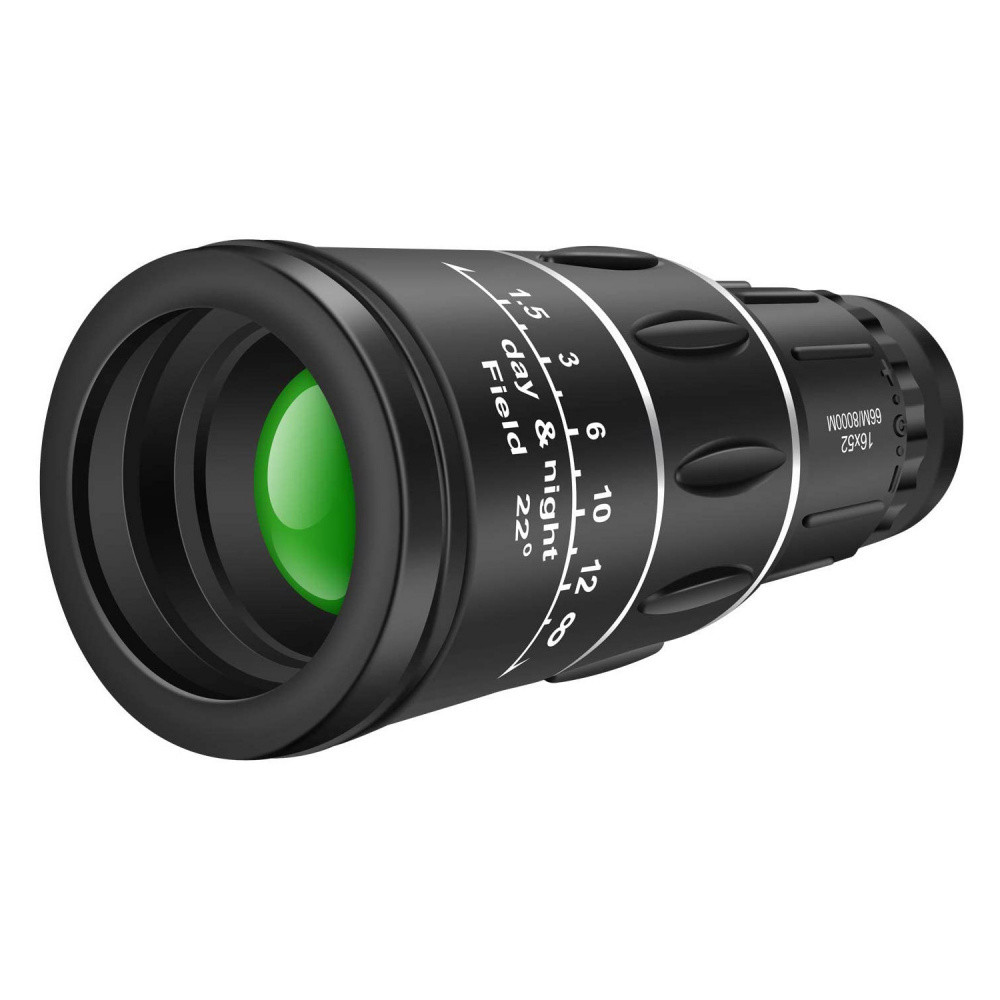 Extra Long 16X52 Distance Sports Hunting Zoomable Monocular Low Light ...