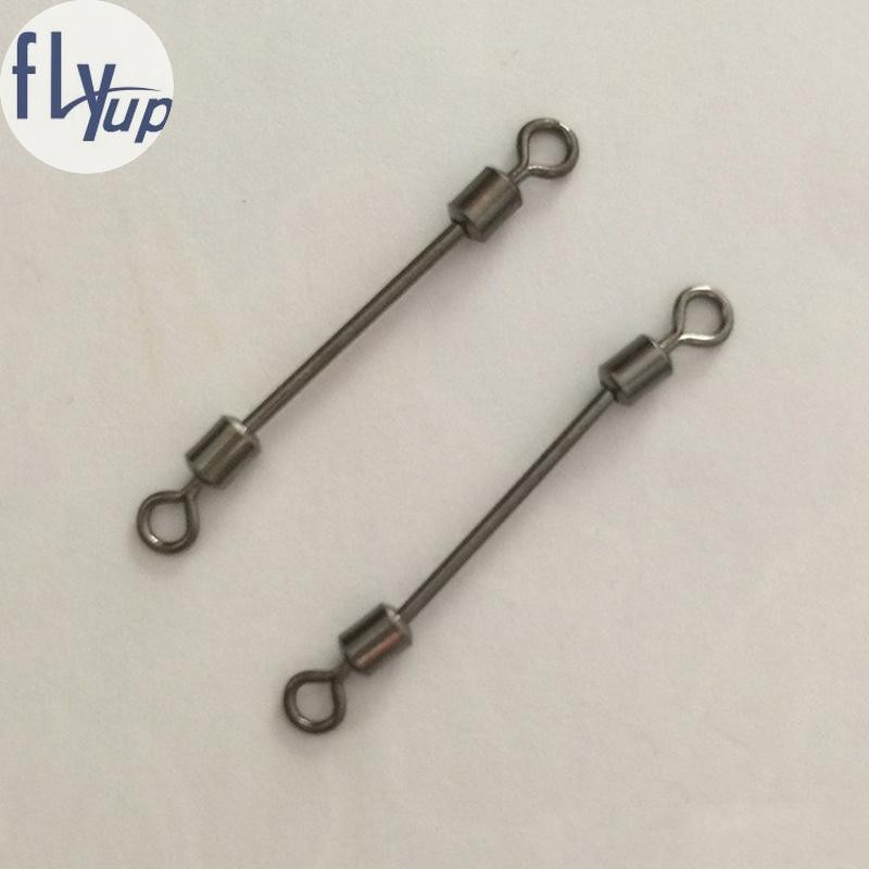 flyup 10pcs Rolling Swivel With Lead Piece Seat Swivels Fishing Tackle ...