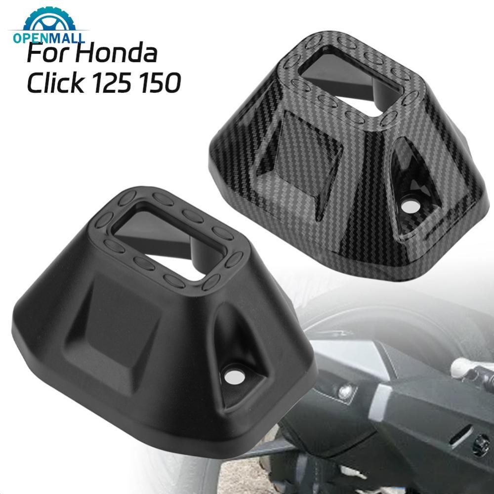OPENMALL Motorcycle Muffler Tip Cover Glossy Carbon Fiber Black Exhaust ...