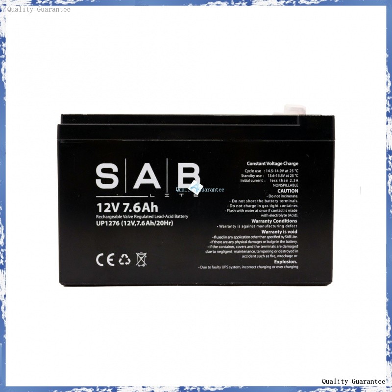 ★UP1276 Battery 12V 7.6Ah Standby Power supply "SAB" (SLA Battery UPS ...