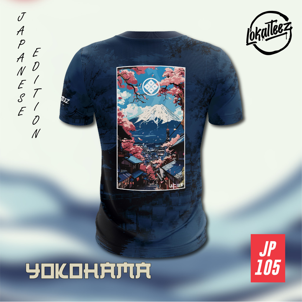 LOKALTEEZ JP105 Japanese BASHO Edition YOKOHAMA 180GSM RJPK JERSEY | Shopee Philippines
