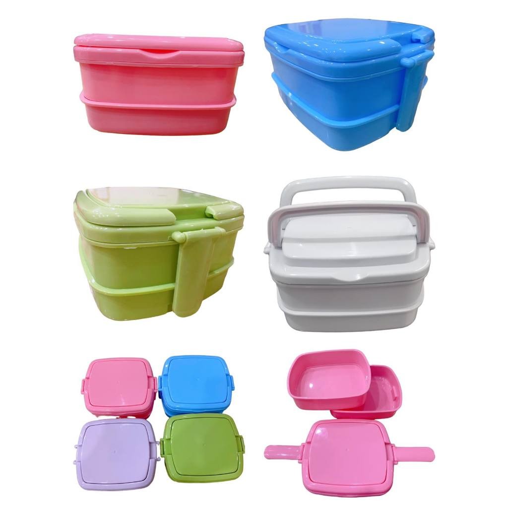 2 LAYER LUNCH BOX FOR KIDS BENTO LUNCH BOX | Shopee Philippines