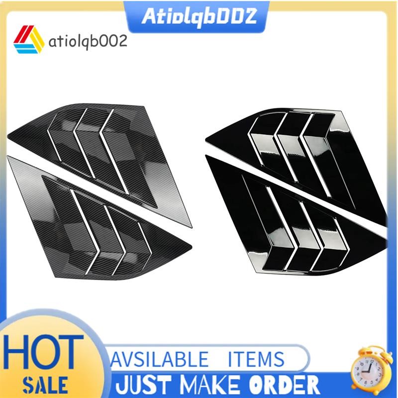 Rear Side Window Louvers for Ford Focus ST RS MK3 Hatchback 2012-2018 ...