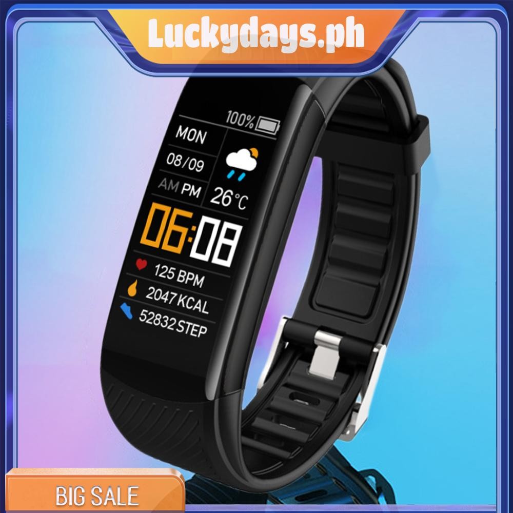 Electronic Watch Step Counter Fitness Tracker Color Screen for Outdoor ...