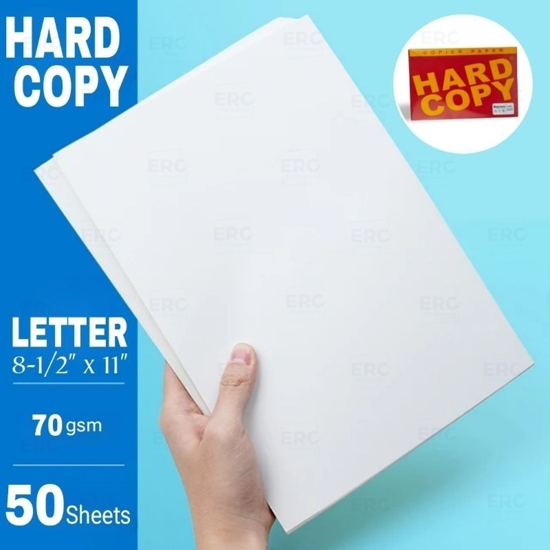LETTER 50 100 200pcs HARD COPY Short A4 Long Bond Paper 70gsm School ...