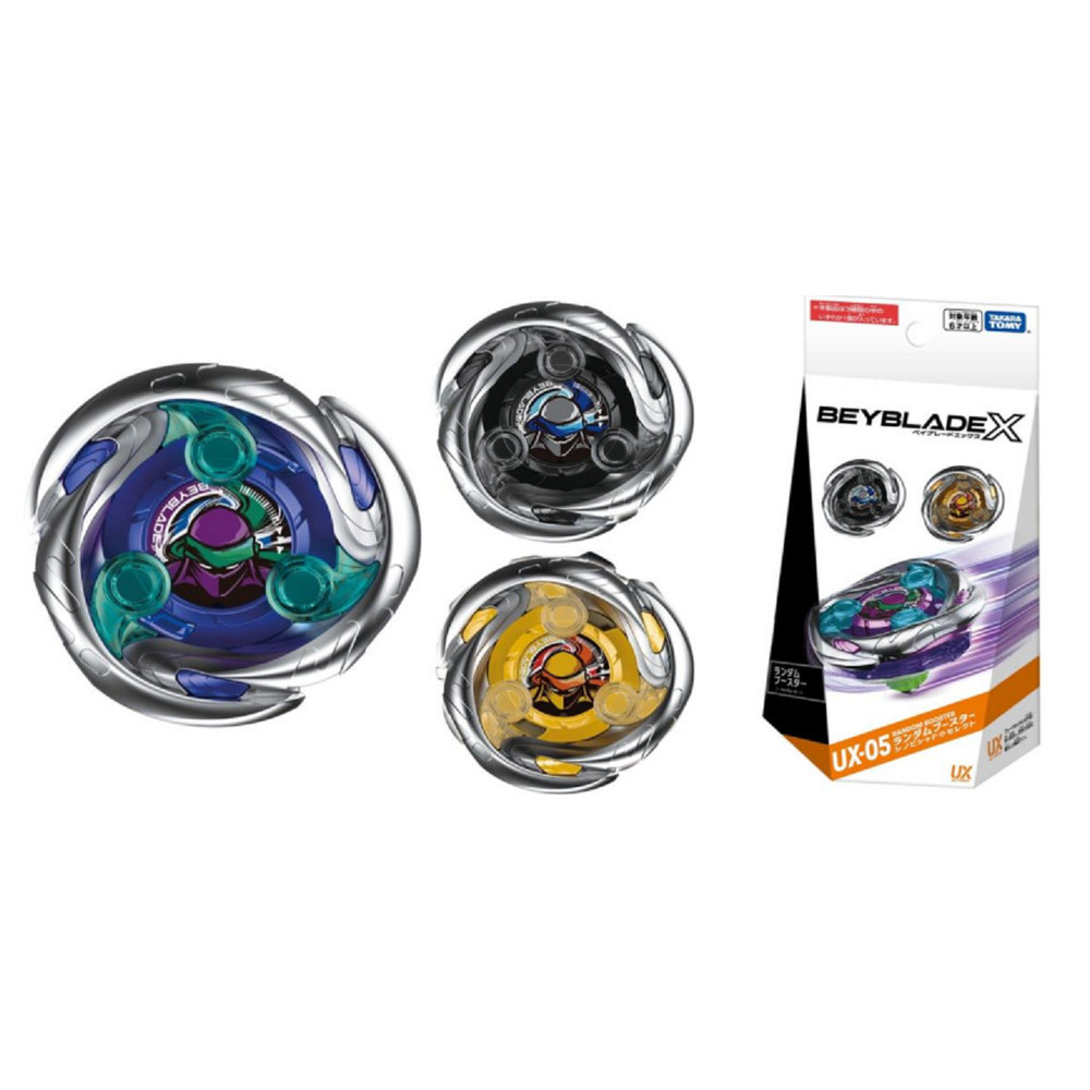 UX-05 Takara Tomy Beyblade-X Random Booster Shinobi Shadow (Full Set ...