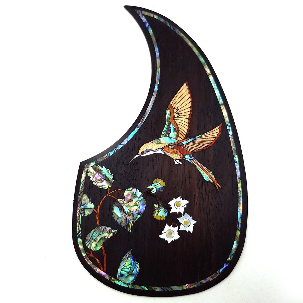 Acoustic Guitar Pickguard Hummingbird Abalone Inlaid for Martin D45 ...
