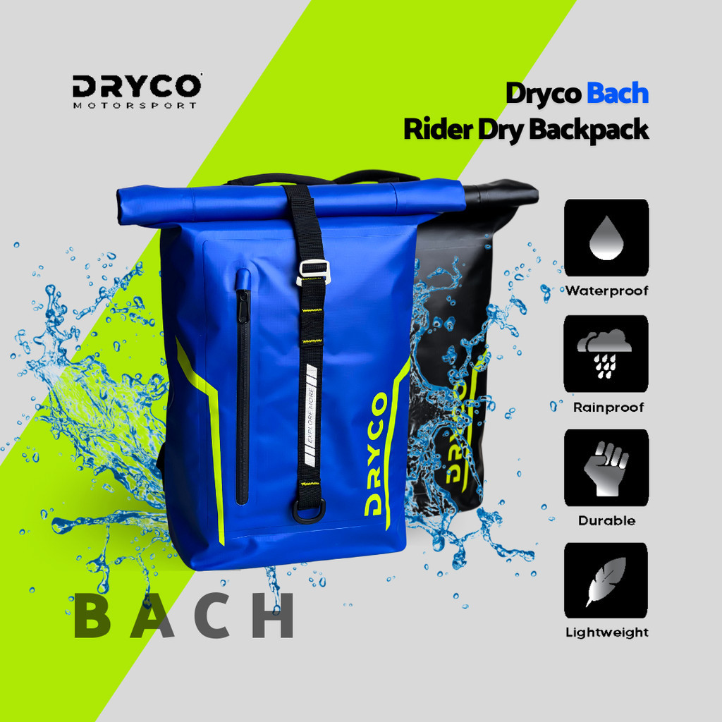 Dryco BACH Rider Dry Backpack - Fast Slot Adapt ( Waterproof Backpack ...