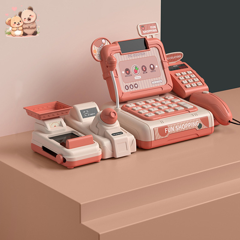 Play Set, Pretend Register,Cash Register For Kids,Checkout Counter ...