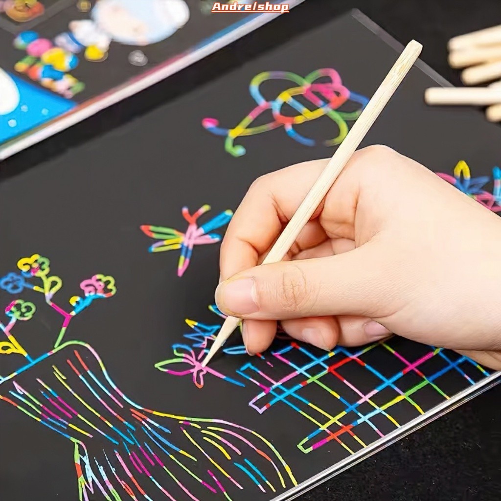 Rainbow Magic Paper bag of 10 beautiful A4 sheets, Send a EANNE bamboo ...