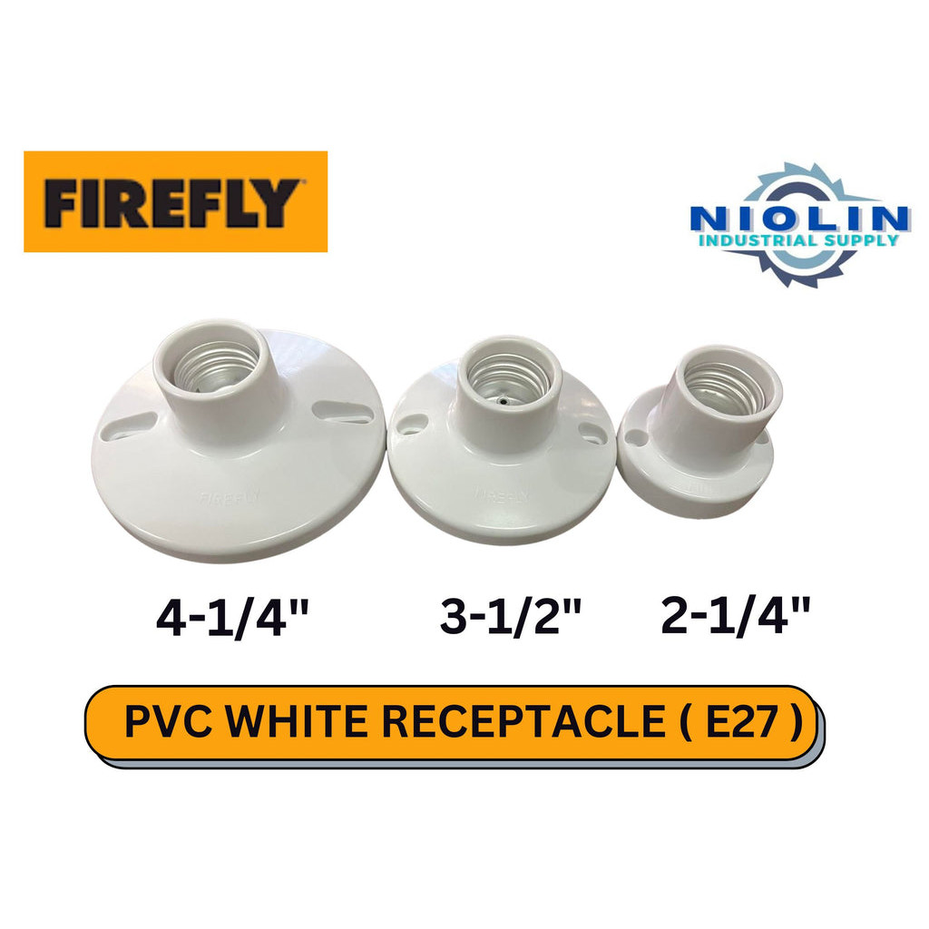 Firefly PVC White Receptacle | Shopee Philippines