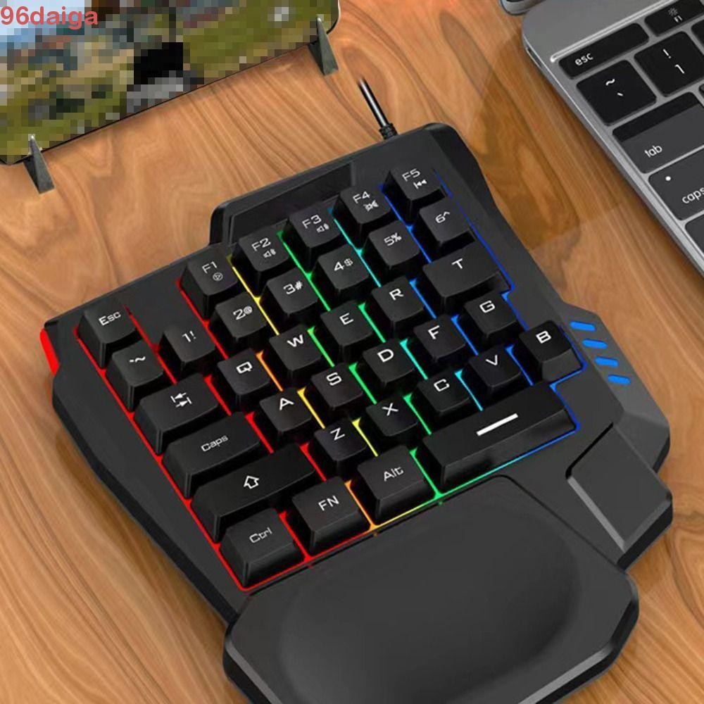 DAIGA One Handedly Keyboard, USB Mini Single Hand Keyboard, Single ...
