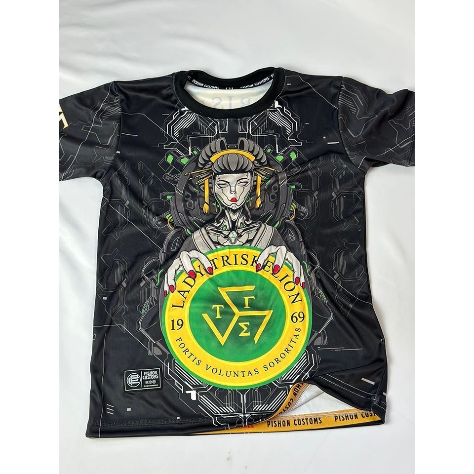 Tau Gamma Sigma V.11 Full Sublimation Frat Shirt - Lady Triskelion V11 ...