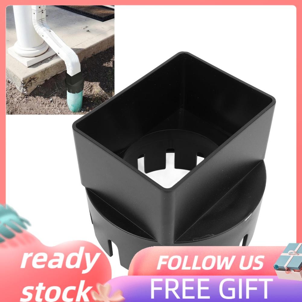 Hanhan1 Rain Gutter To Drain Pipe Adapter Downspout PVC for 3x4 inch ...