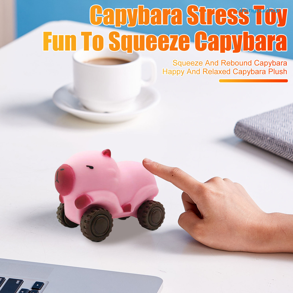 Shenyoushop Cartoon Capybara Car Toy Stress Relief Transformable ...