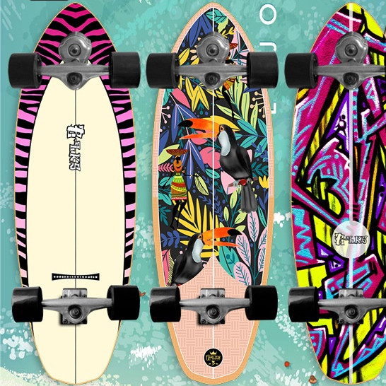 blks SURFSKATE YOW S6 TRUCK SPRING TRUCK Land Surfboard S6P7 Double ...
