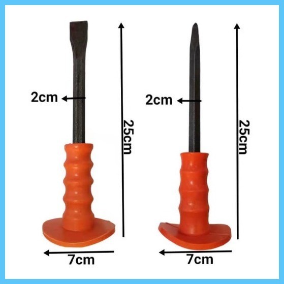 yihan-ph HEAVY DUTY SINSIL COLD CHISEL FOR CONCRETE FLAT / POINTED ...