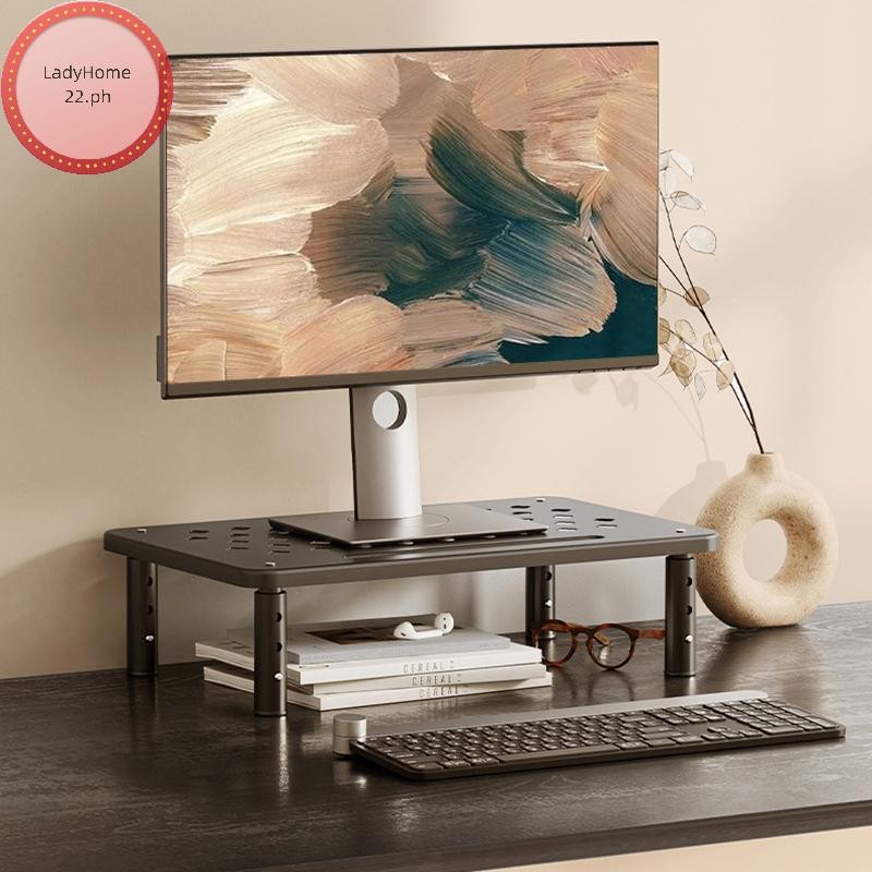 LadyHome22 Adjustable Desk Monitor Rack Holder PC Screen Stand Desktop ...