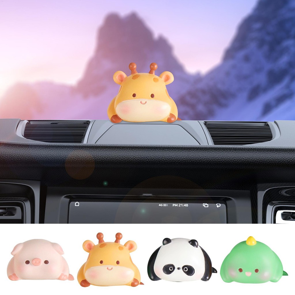 Cute Dashboard Figurines Vehicle Interior Ornaments Car Rear View ...