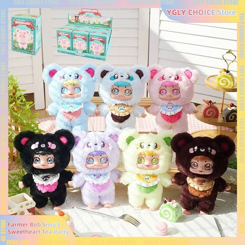 Farmer Bob Sweetheart Tea Party Series Blind Box Vinyl Plush Pendant ...