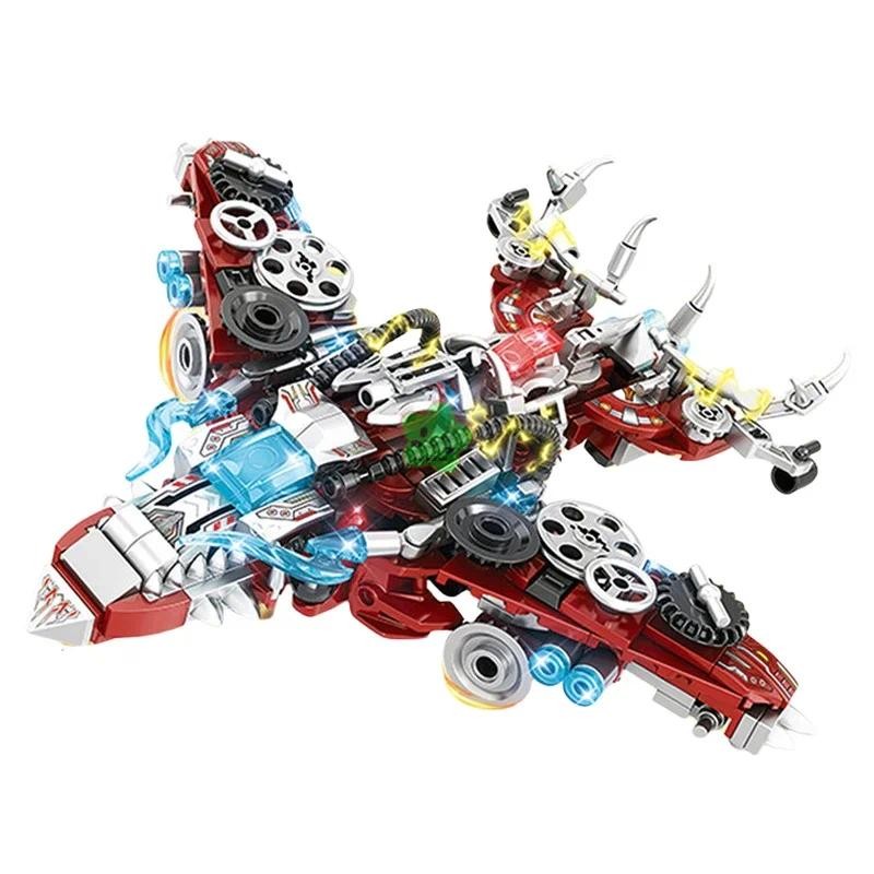 2IN1 Jurassic Mechanical Indominus Rex Dinosaur World Model Building ...
