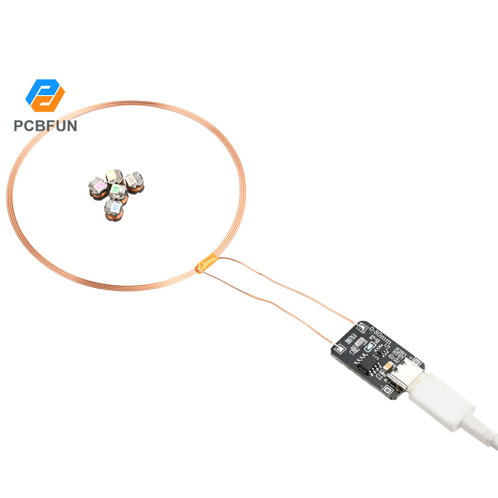 Pcbfun USB DC 5V 0~80mm Wireless Power Transmitter Coil Module ...