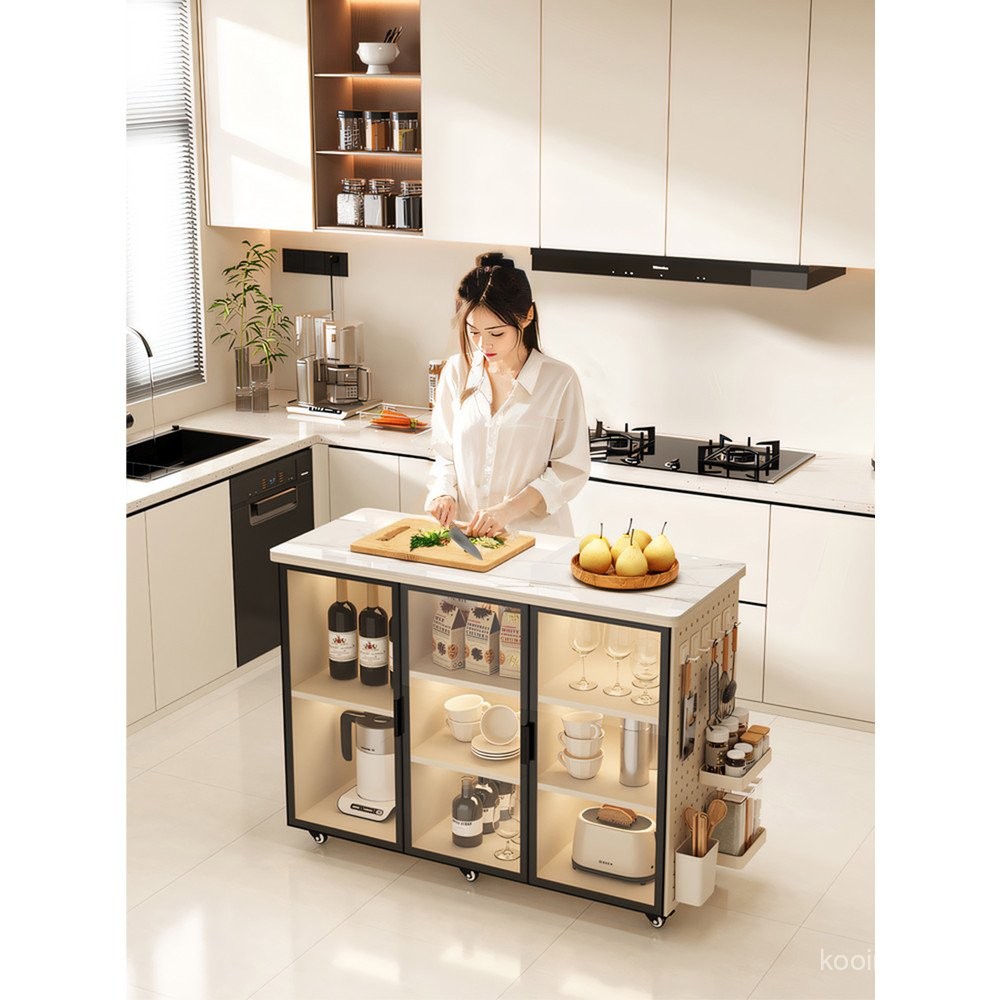 Sintered Stone Kitchen Storage Cabinet Multi-Functional Cutting Board ...