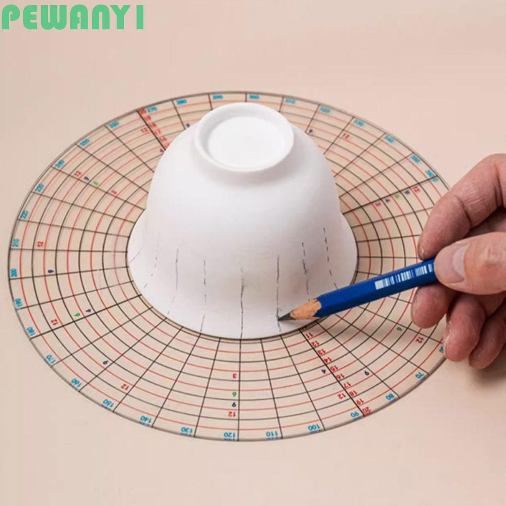 PEWANY1 Pottery Round Divider, Circular Ceramic Drawing Pottery Billet ...