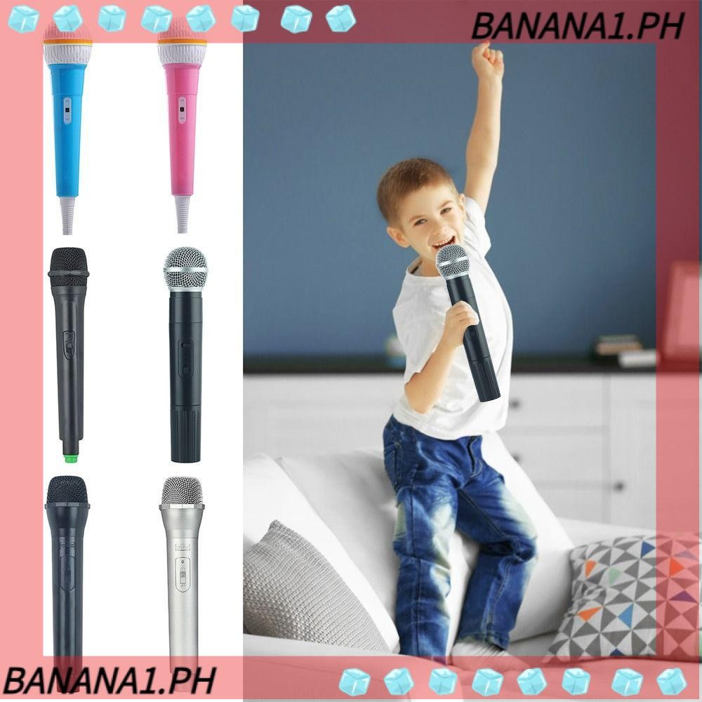BANANA Microphone Prop, Practice Microphone Karaoke Mics Toy, Stage ...