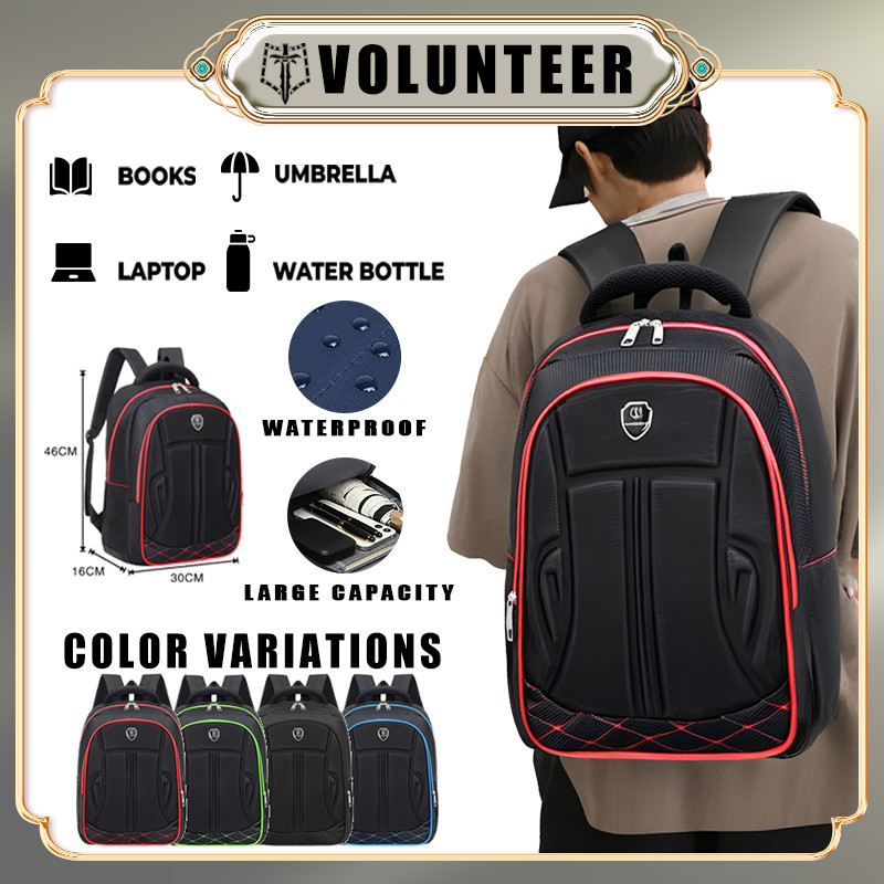 VOLUNTEER Laptop Bag For Men and Women Waterproof Backpack TWO-WAY ...