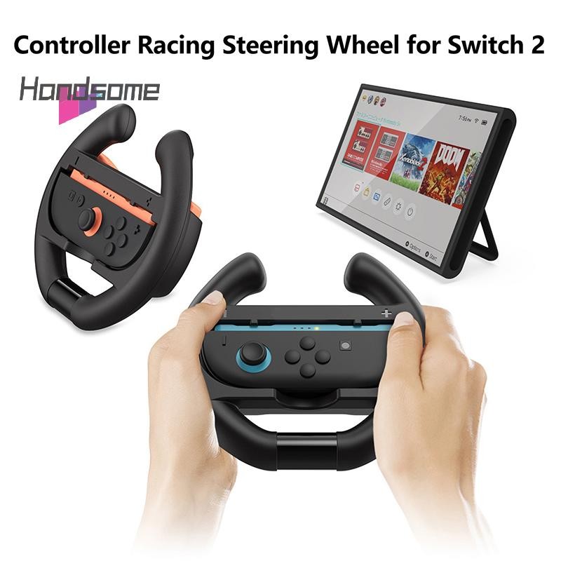 Handsome- 2PCS/Set Gaming Racing Steering Wheel Grip For Switch 2 Joy ...