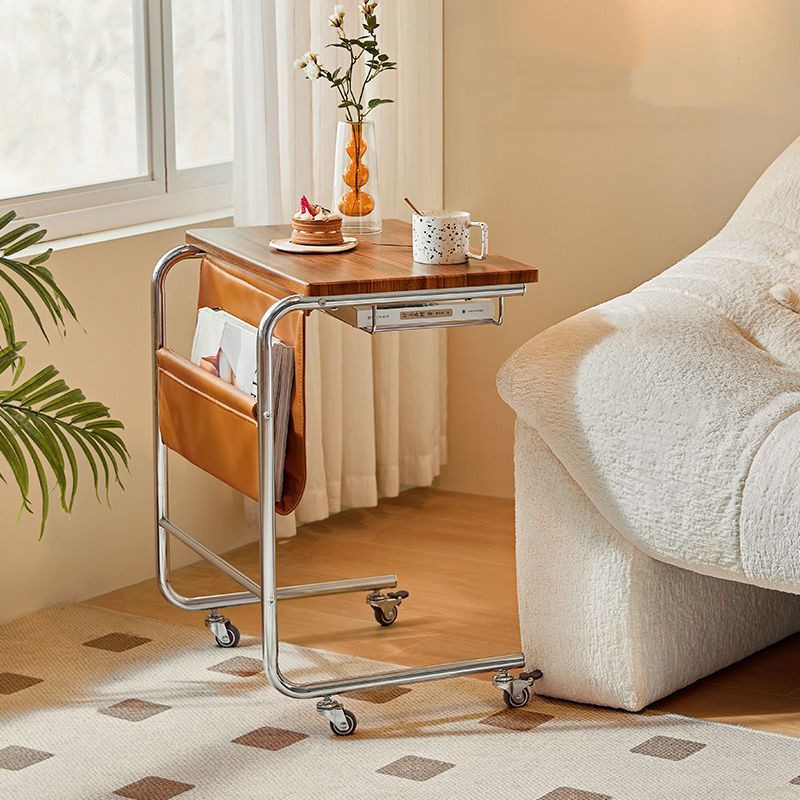 Movable Side Table Home Bedside Table Desk Sofa Side Computer Table ...