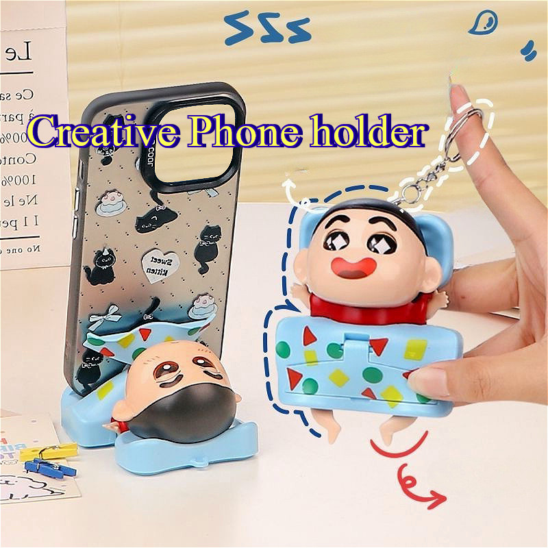 Crayon Shin Chan Phone Holder Cute Shin Chan Desktop Ornament Phone ...