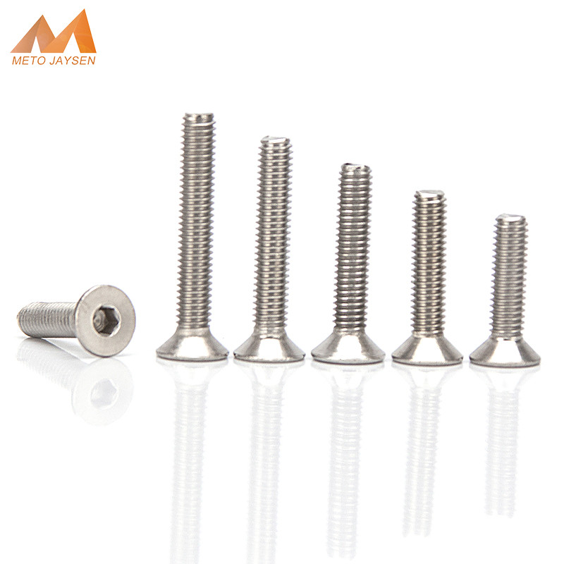 M4 M5 Stainless Steel 304 Hex Socket Head Countersunk Screw Flat Head ...