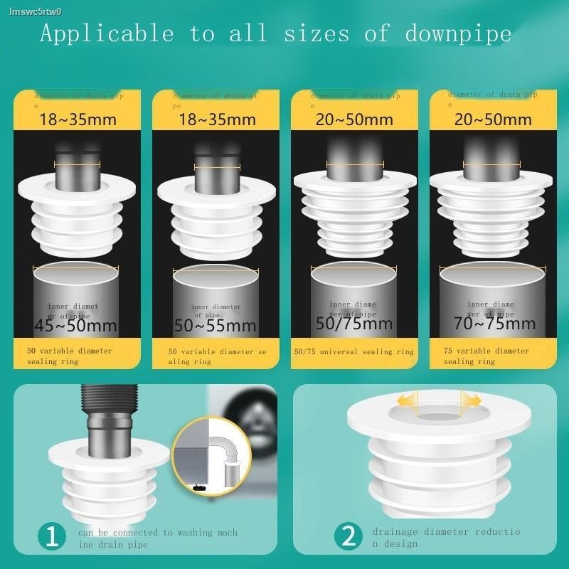 COD/Washing machine sewer pipe mouth deodorant plug kitchen deodorant ...