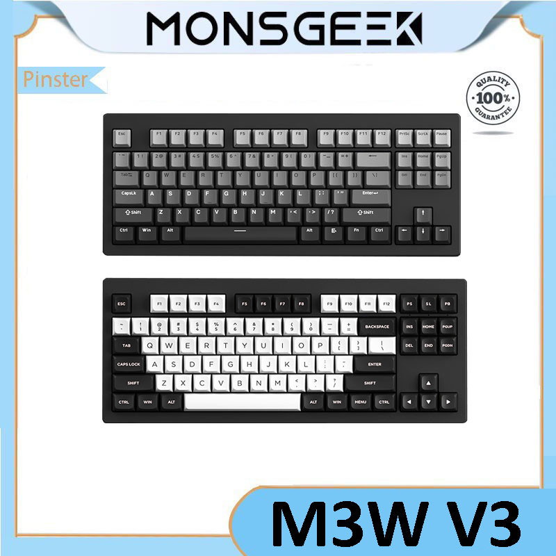 Monsgeek M3W V3 aluminum alloy mechanical keyboard the third mock ...
