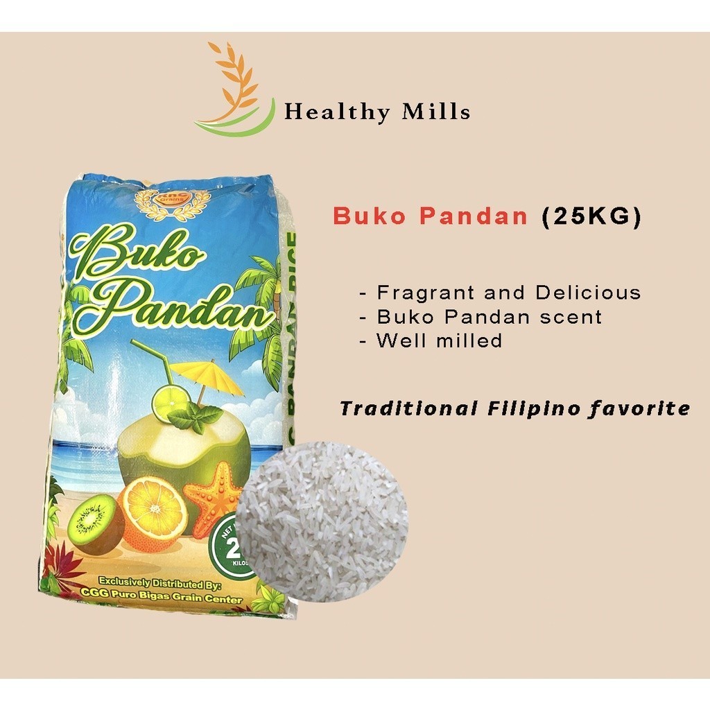 Logics 25KG Buko Pandan Rice / bigas | Shopee Philippines