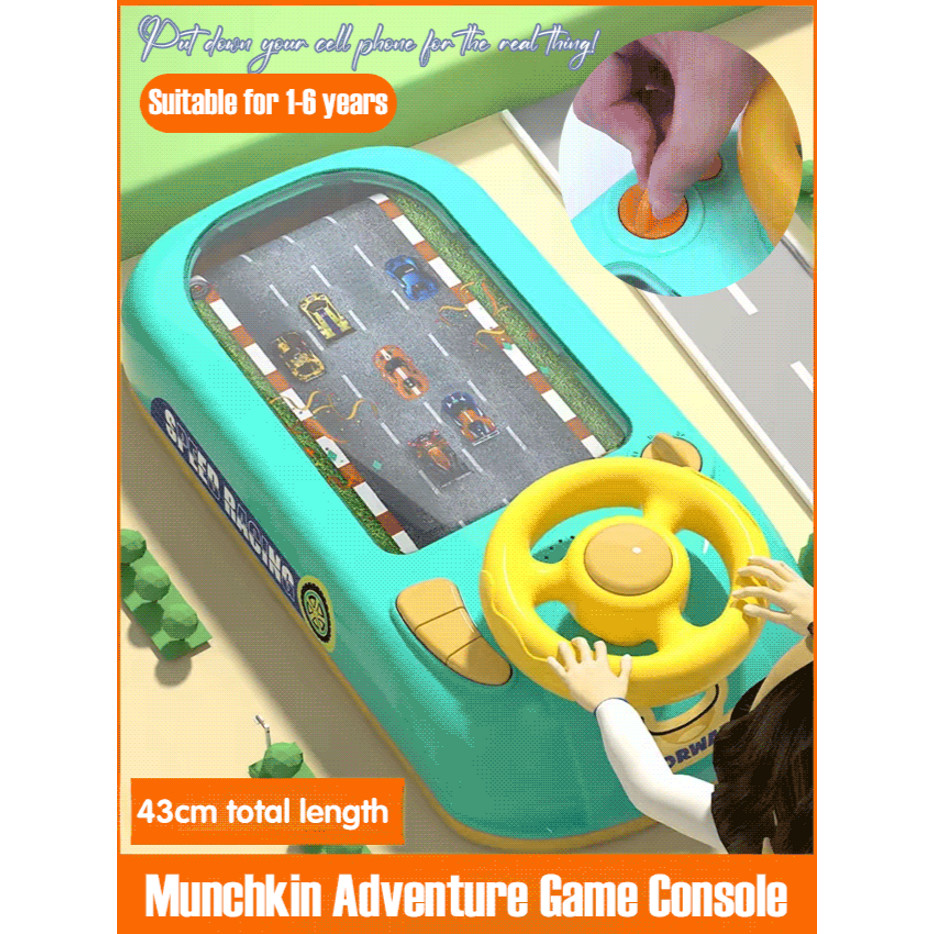 Early Education Racing Adventure Game Console Game Console Steering ...
