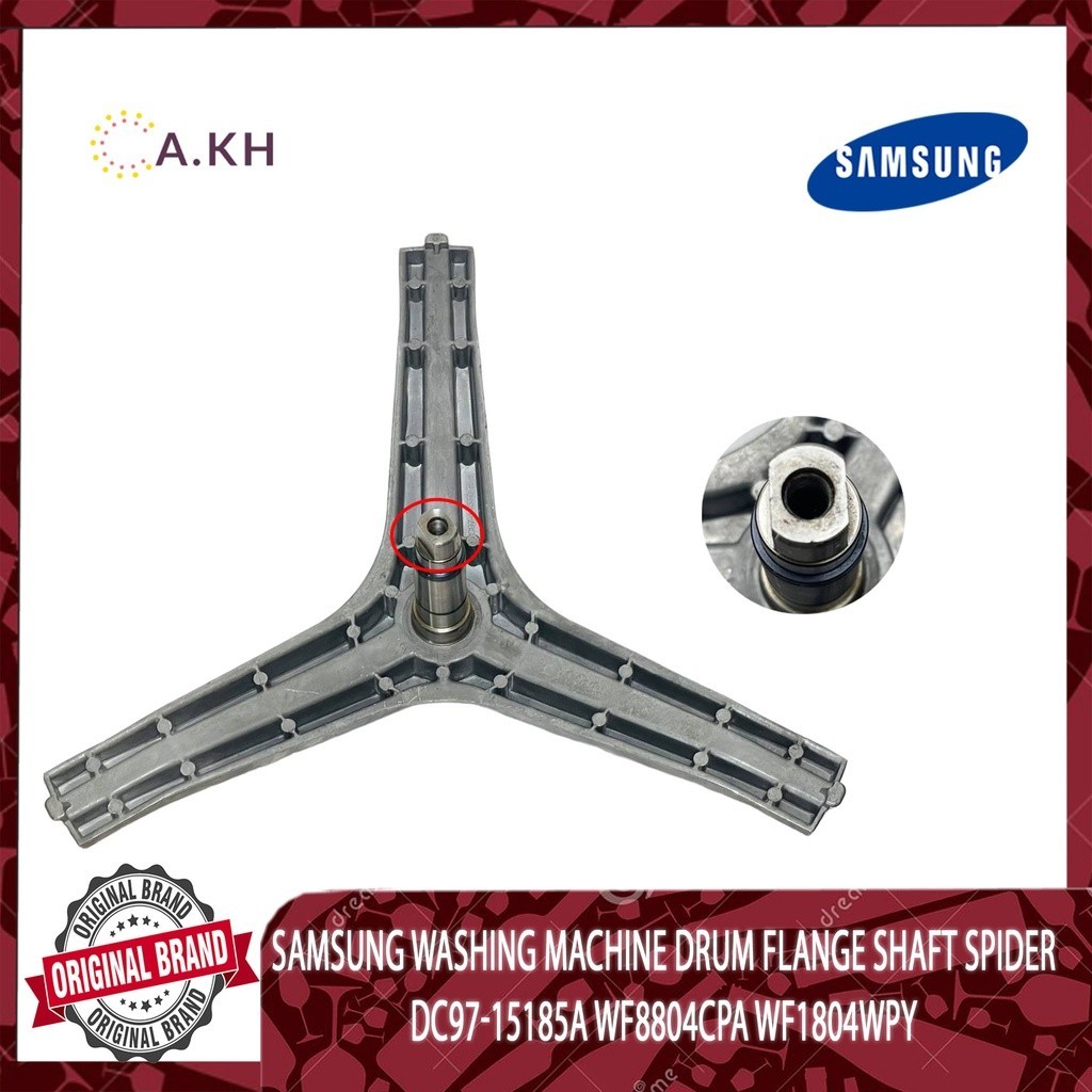 Samsung Washing Machine Drum Flange Shaft Spider DC97-15185A WF8804CPA ...