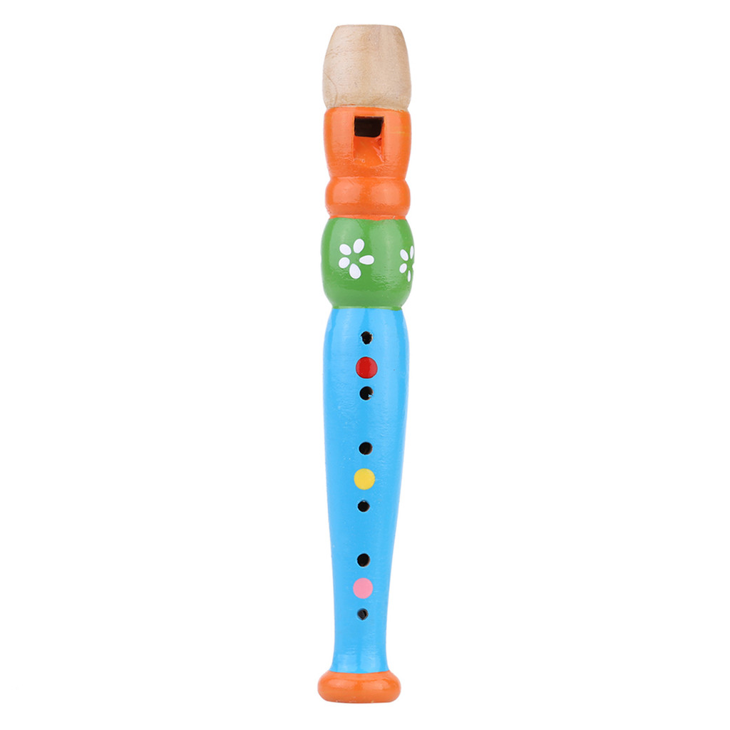 Education Toy Baby Wooden Piccolo Flute Baby Kid Child ♥to♥ Wooden ...