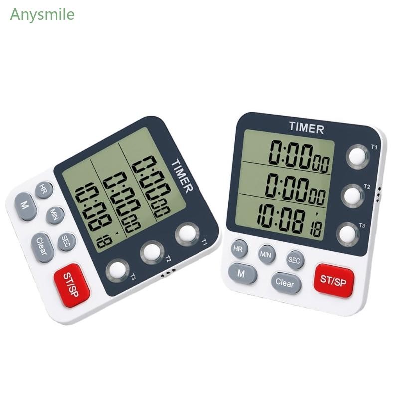 ANYS Easy to Use 3 Channel Timer with Clear Display Multifuction Three ...