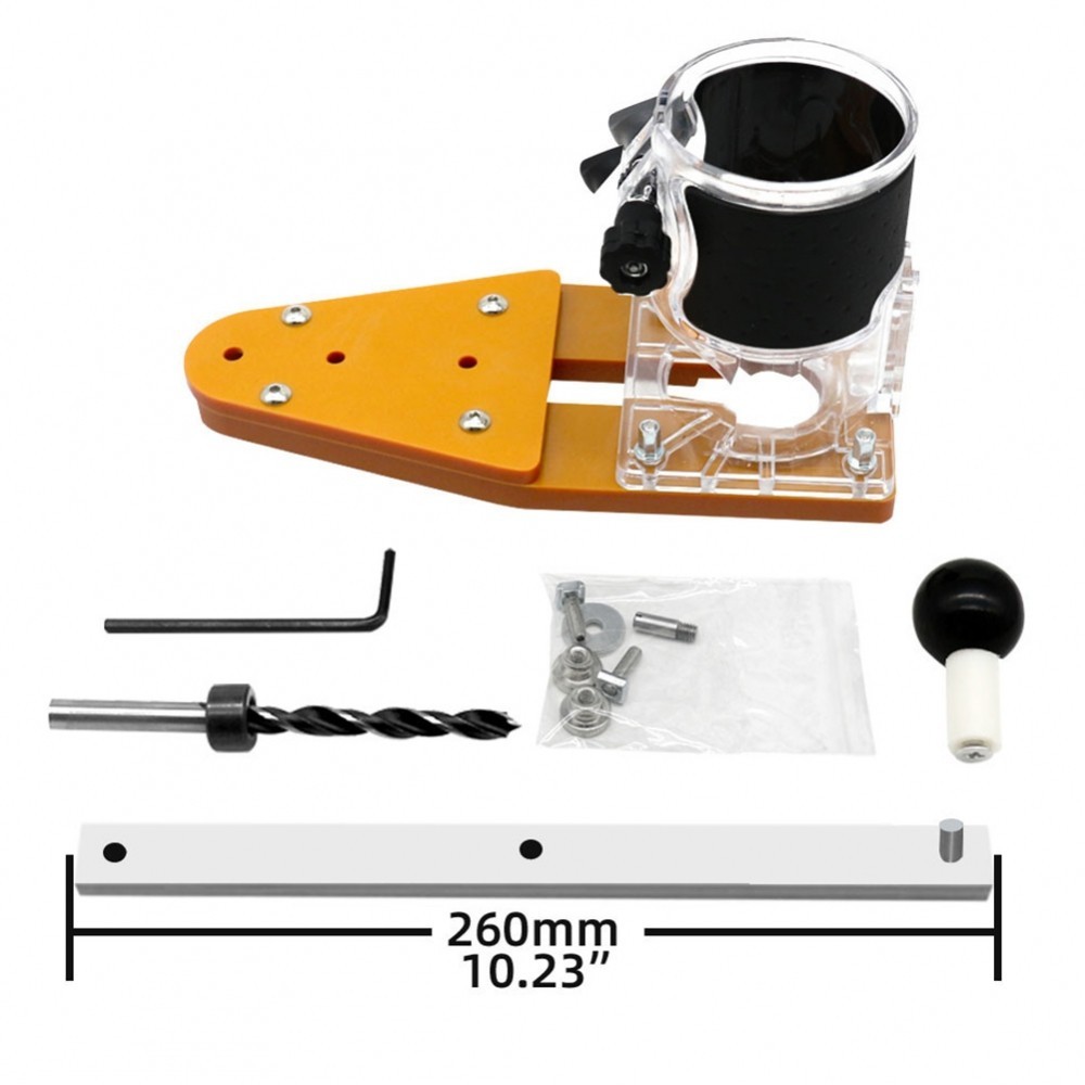 Adjustable Circle Cutter Jig for Electric Hand Trimmer Woodworking Use ...