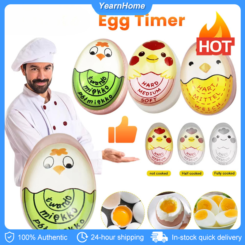 Egg Timer Color Changing Timer Boiled Eggs Cooking Alarm Tools Mini Egg ...