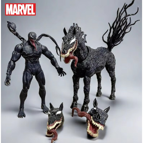 Marvel Venom 3 Last Dance Action Figures Shf Venom War Horse Boxed Boys ...