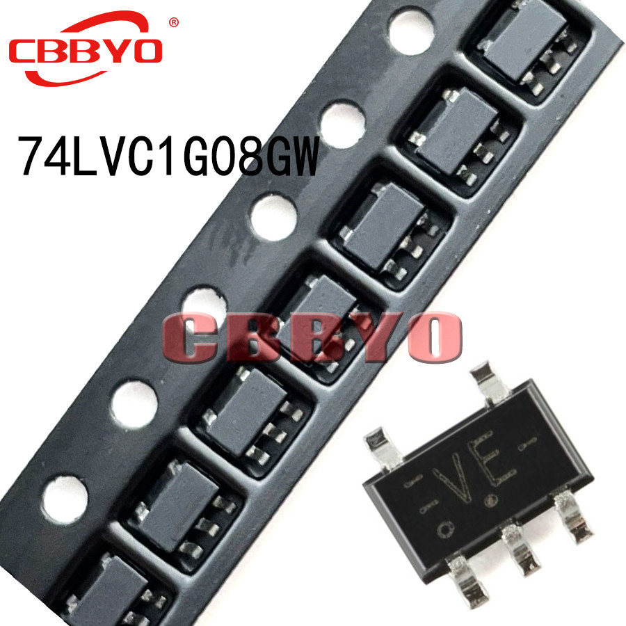 10pcs 74LVC1G08GW VE SOT-353 74LVC1G08 74LVC1G08G SOT Brand new ...