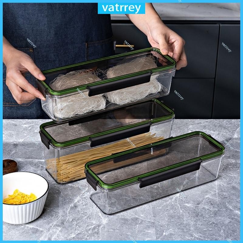 VA Clear Sealed Container Dry Goods Storage Box Airtight Spaghettis ...