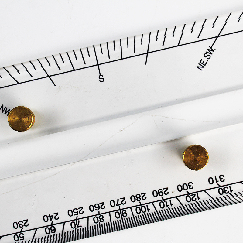 18Inch 450mm Parallel Ruler Marine Ruler Nautical Chart Parallel Ruler ...