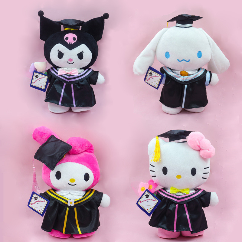 Graduate Season Sanrio 25cm Kawaii My Melody Kuromi Cinnamoroll ...