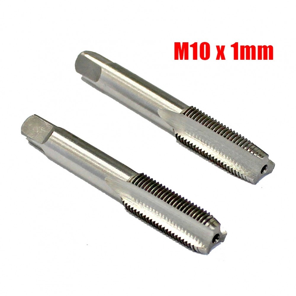 Sturdy M10 x 1mm HSS Taper and Plug Tap Set 2pcs for Superior ...
