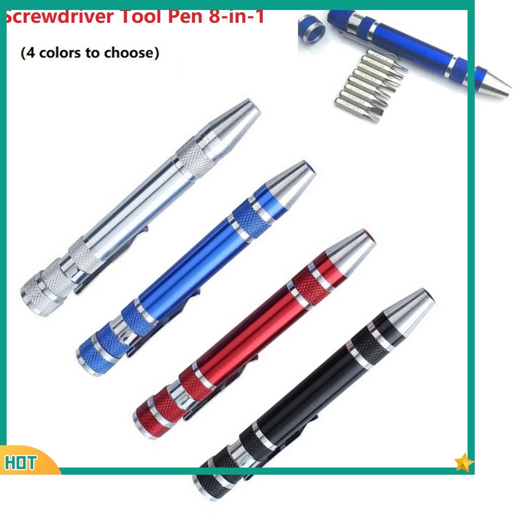 Multi-function Screwdriver Tool Pen Aluminum Alloy Pen Repair Tool (new ...